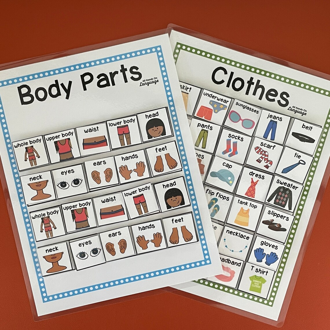 Clothes & Body Parts Interactive Book: Darker Skin Female, Autism ...