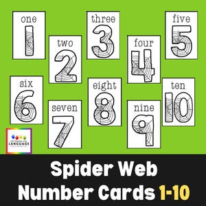 Halloween Numbers 1-10 Count and Match Interactive Activity, Autism and ...