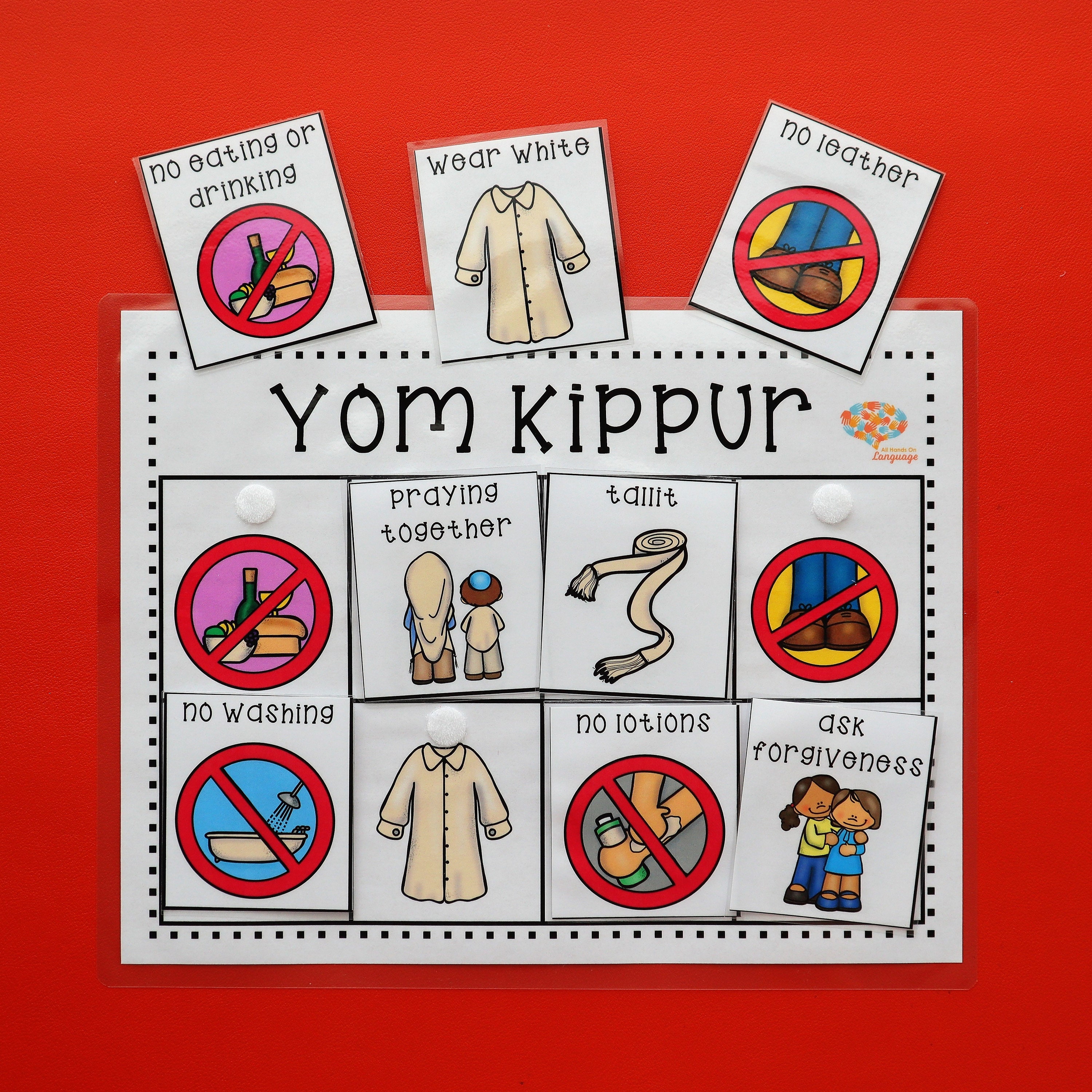 Yom Kippur Matching Activity Match 8 Labeled Yom Kippur - Etsy UK