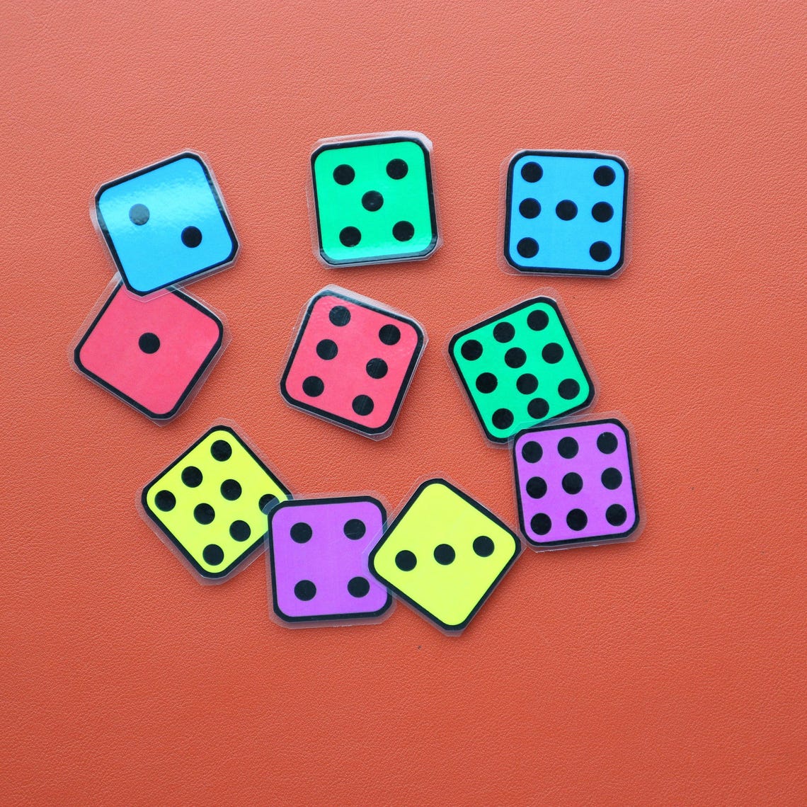 Dice Numbers 1-10 Count and Match Activity (PDF Printable) - Etsy