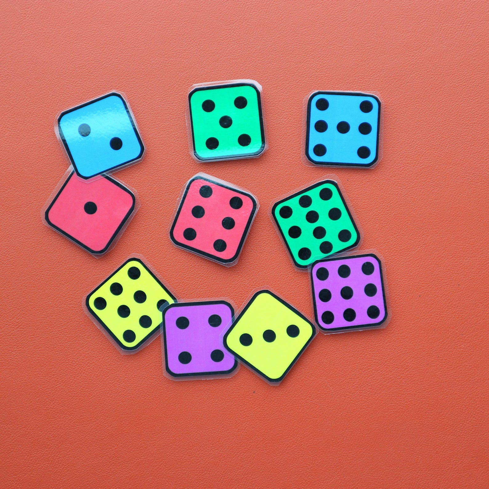Dice Numbers 1-10 Count and Match Activity (PDF Printable) - Etsy