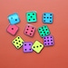 Dice Numbers 1-10 Count and Match Activity (PDF Printable) - Etsy