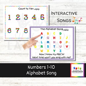 Preschool Songbook, 10 Preschool Song Visuals to Point to and Follow ...