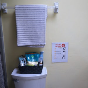 Toileting Sequence Chart, I Can Use the Toilet Standing Up, 5-step ...