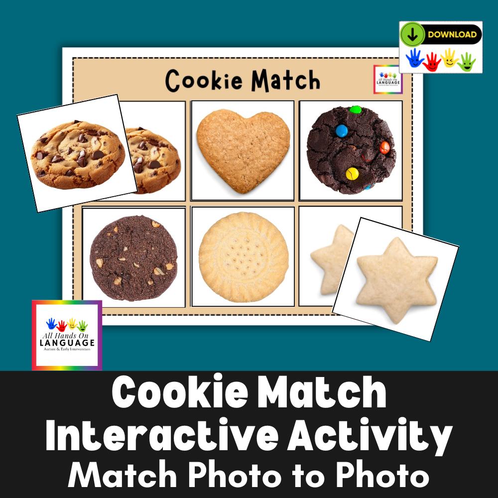 Cookie Matching Activity, Match Photographs of Delicious Cookies ...