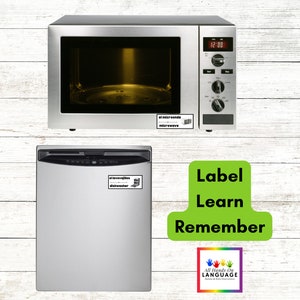 Bilingual Spanish/english Labels for Home, 42 Household Words With ...