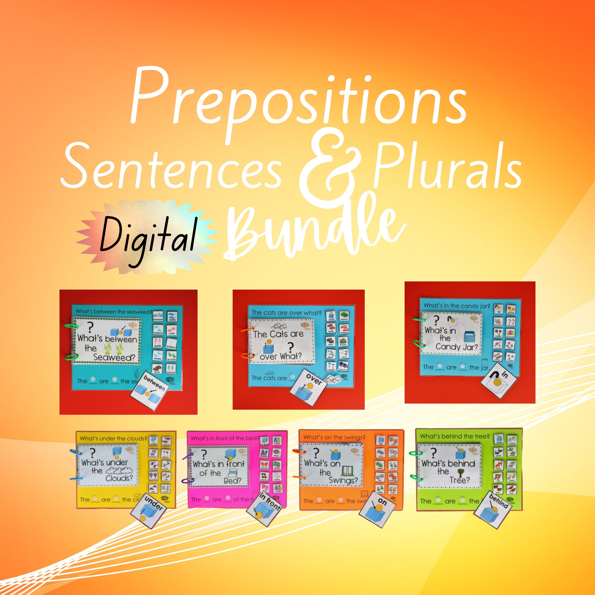 Apraxia Preschool Homeschool and Plurals Interactive Books DIGITAL ...