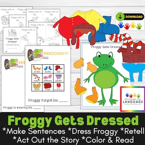 Froggy Gets Dressed Story Companion, Clothes + Background to Dress and ...