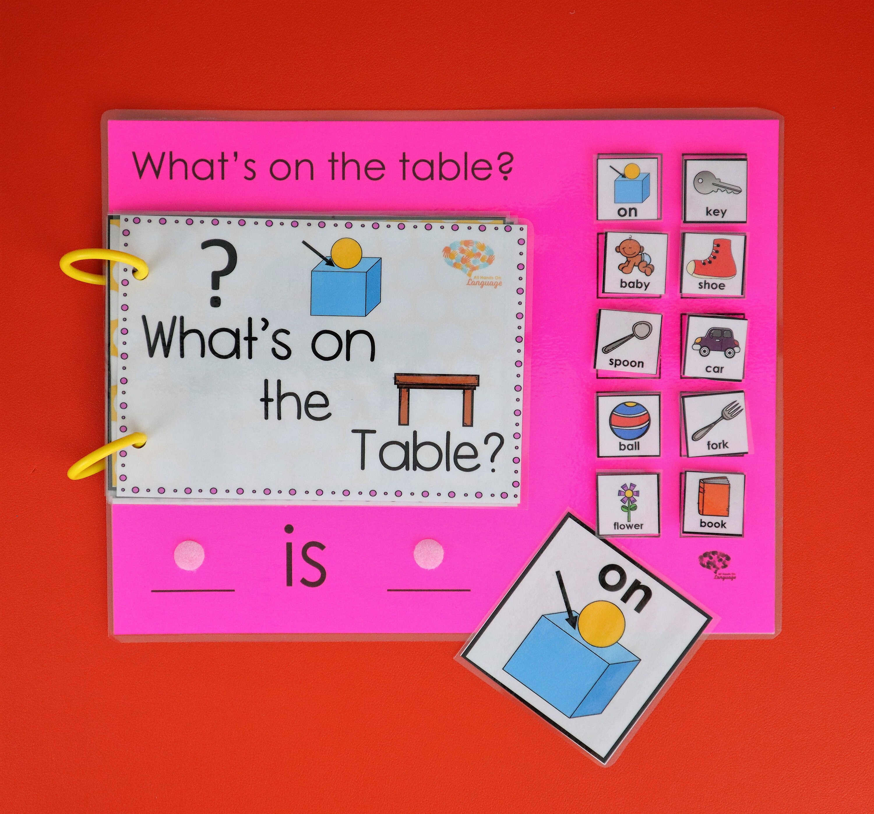 Preposition Interactive Books Bundle: Sentence Building, Speech Therapy ...