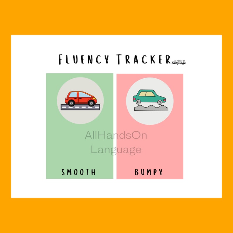 Speech Therapy Visuals for Volume Speed and Fluency 5 - Etsy