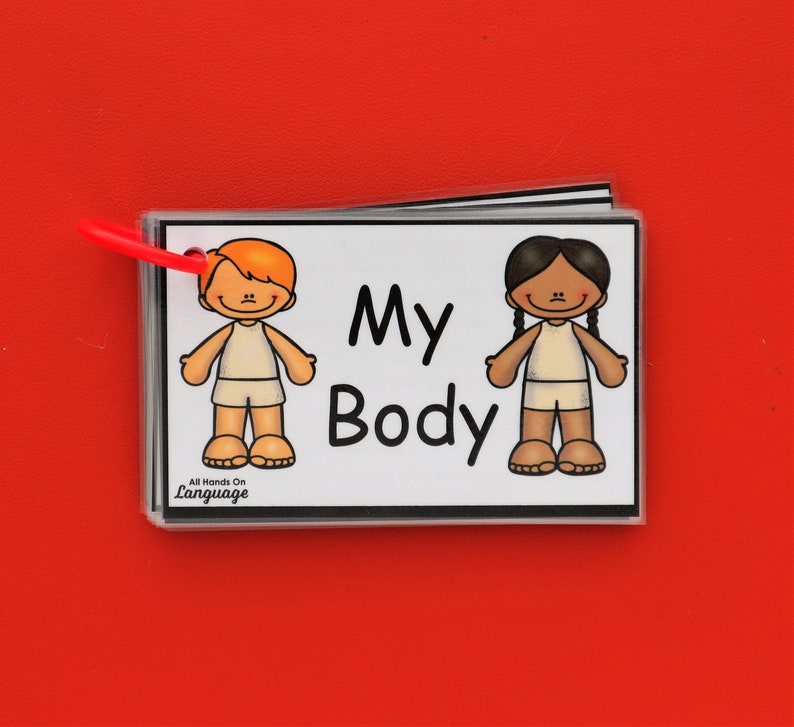 My Body Flashcard Set 26 Body Parts Language Academic - Etsy