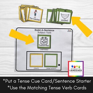 Color-coded Sentence Building: Speech Therapy (printable PDF) - Etsy