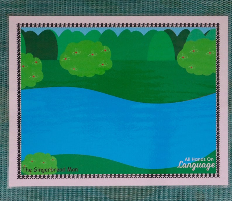 The Gingerbread Man Story Companion With Characters and - Etsy