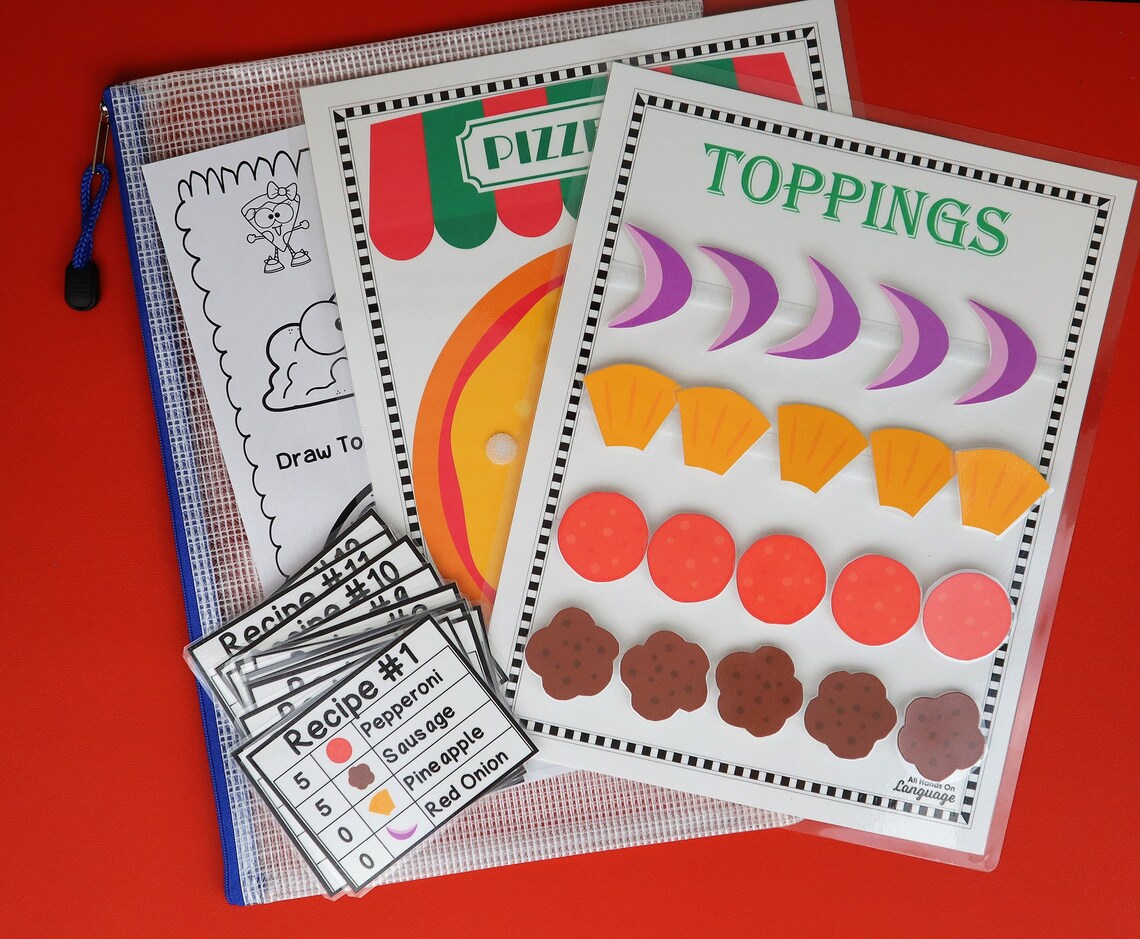 Build a Pizza From a Recipe Sequencing Activity Set Follow 2 - Etsy