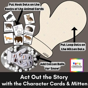 The Mitten Story Companion: Characters, Props & Activities to Retell ...