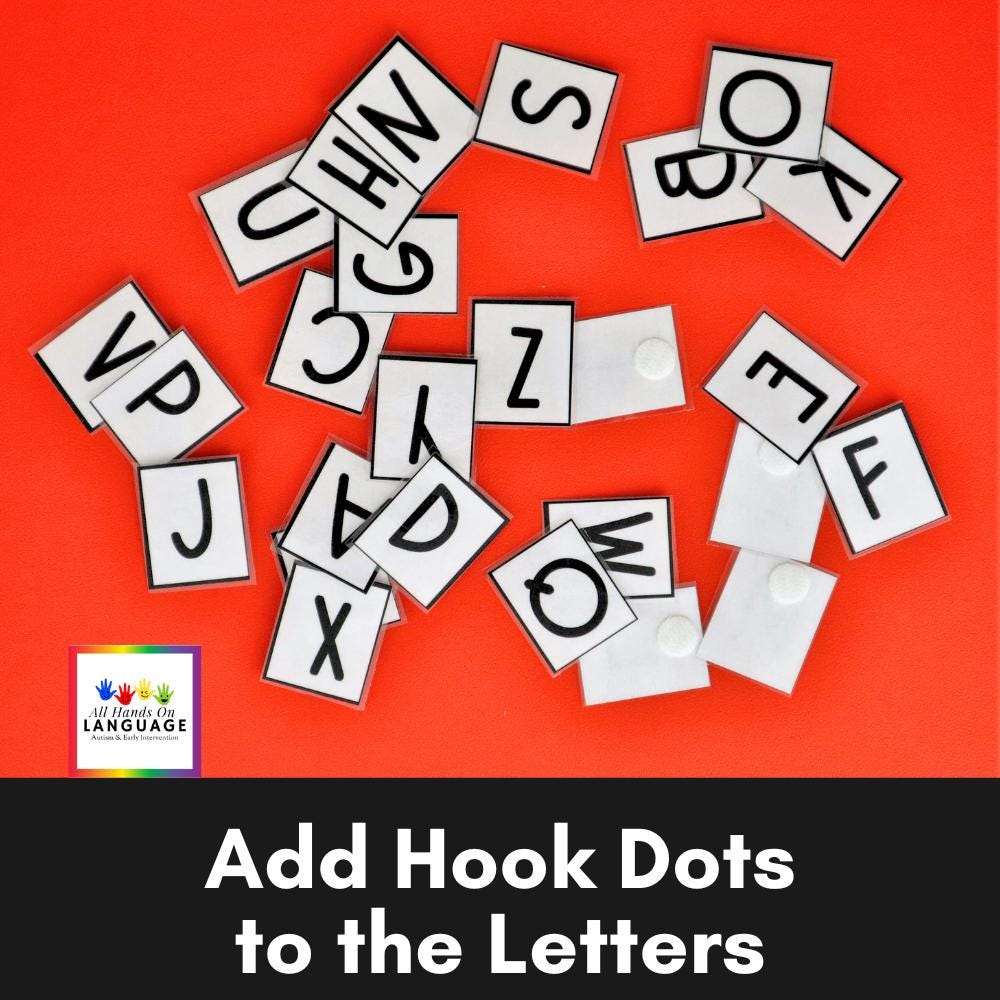 Upper Case Alphabet Matching Activity, Reduced Visual Stimuli, Autism ...