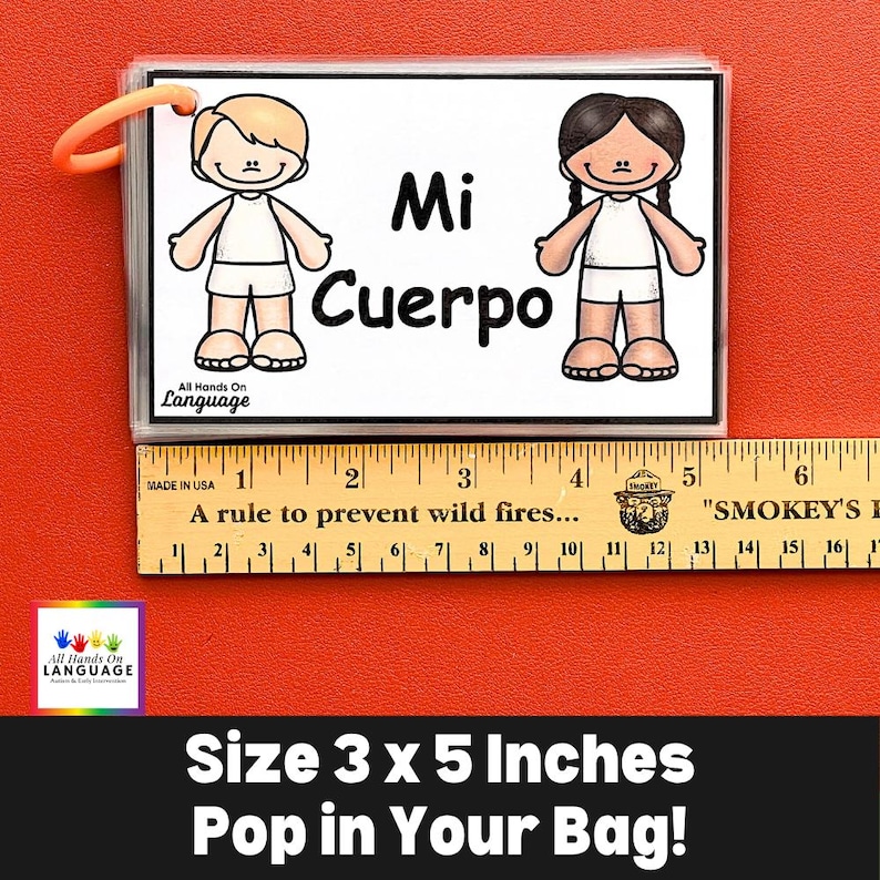 Spanish Body Parts Flashcards: Mi Cuerpo, Vocabulary Learning (PDF ...