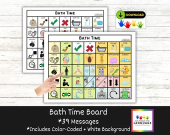 Play Dough Communication Board, Aided Language, AAC, ASL, Non Verbal ...