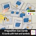 Preposition Cue Cards, 12 Prepositions on 3 Inch Cards With Text and ...