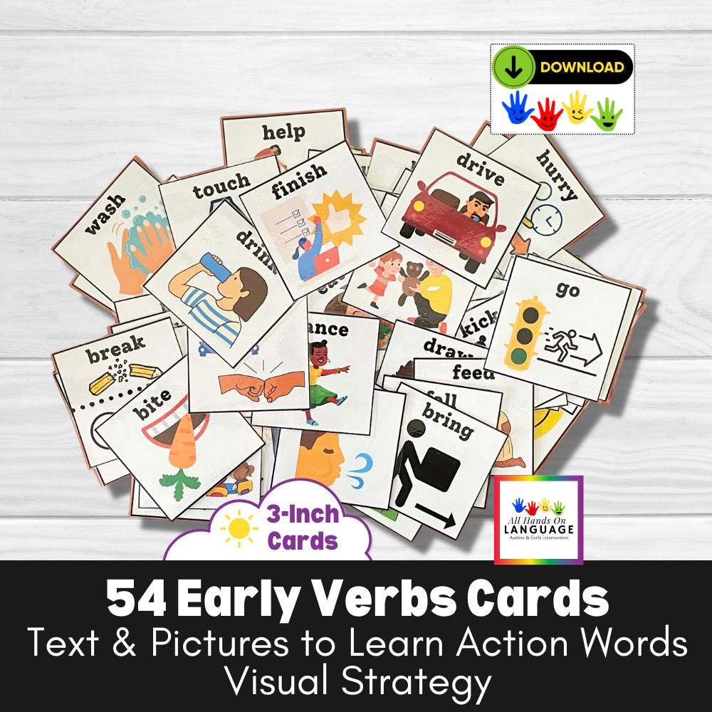 Autism Language Activities Bundle: Pronouns, Verbs, Prepositions & More ...