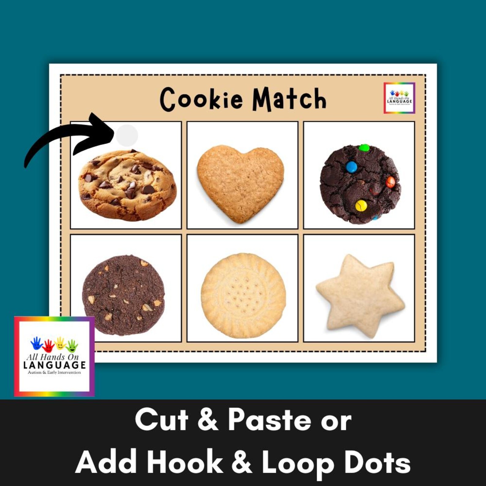 Cookie Matching Activity, Match Photographs of Delicious Cookies ...
