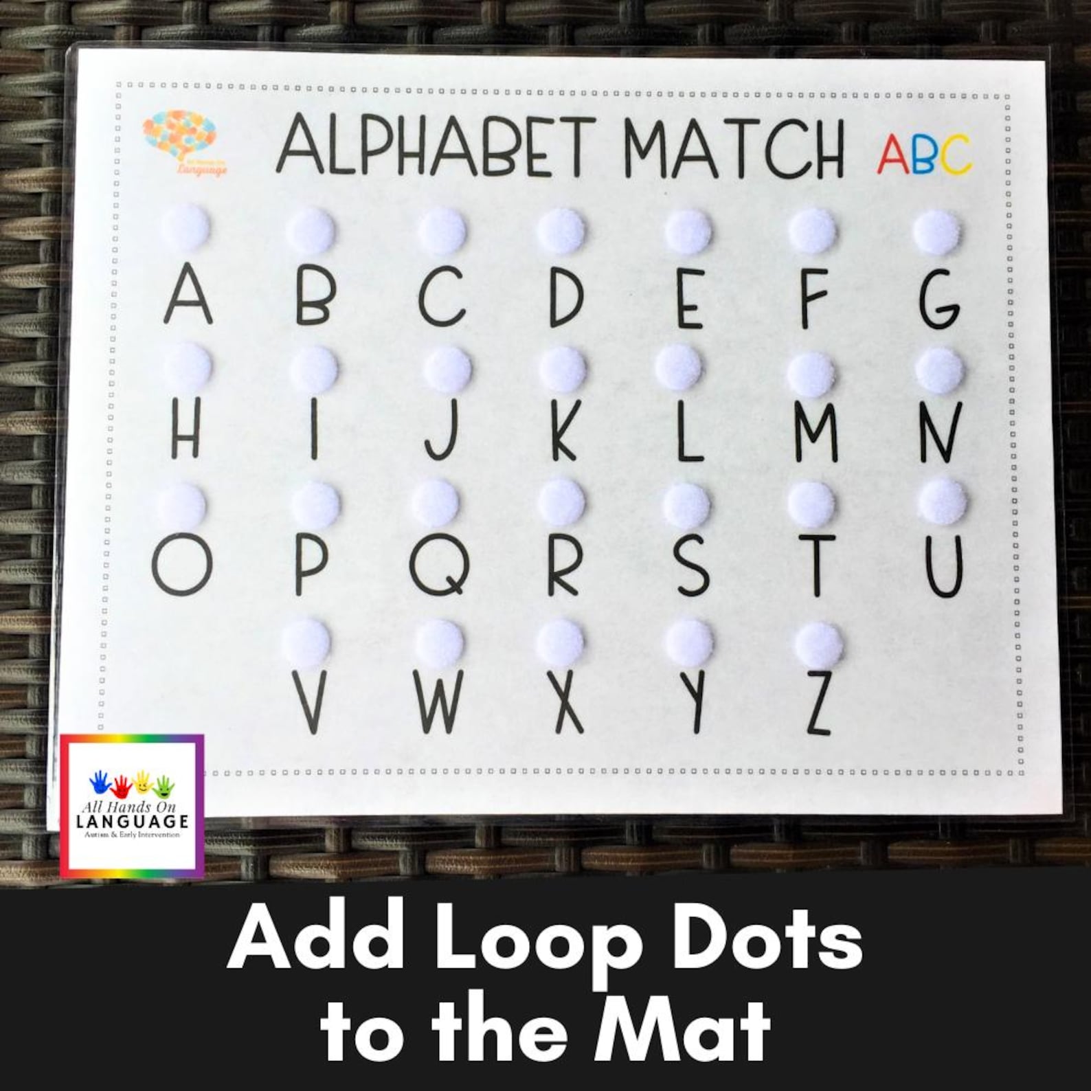 Uppercase Alphabet Matching Activity: Autism & Preschool Printable (PDF ...