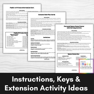 Special Education Social Health Unit Interactive Support Activities ...