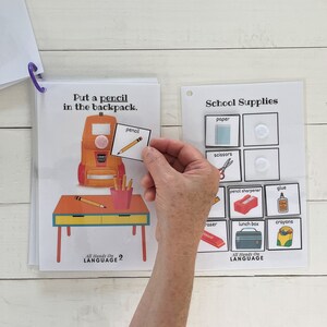 Get Ready for School Interactive Mini Book With Choice Board and 10 ...