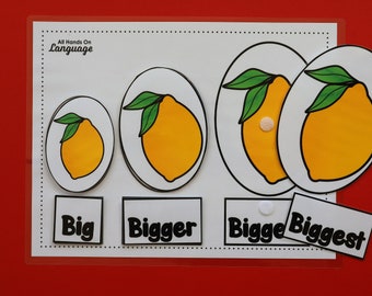 Big Bigger Biggest Penguin Matching Activity Put the - Etsy