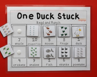 One Duck Stuck Printables