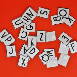 Upper Case Alphabet Matching Activity, Reduced Visual Stimuli, Autism ...