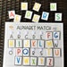 Lowercase Alphabet Matching Activity, Match the Colorful Letters to ...