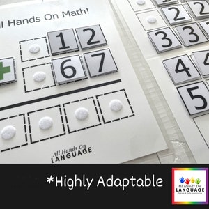 All Hands on Math Interactive Activity Board: 40 Number Cards + Add ...