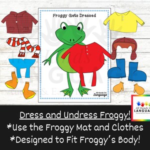 Froggy Gets Dressed Story Companion, Clothes Background to Dress and ...