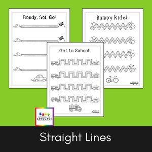 Pre Handwriting Practice: Black & White Line Maze Workbook With Fun ...