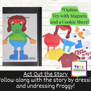 Froggy Gets Dressed Story Companion, Clothes Background to Dress and ...