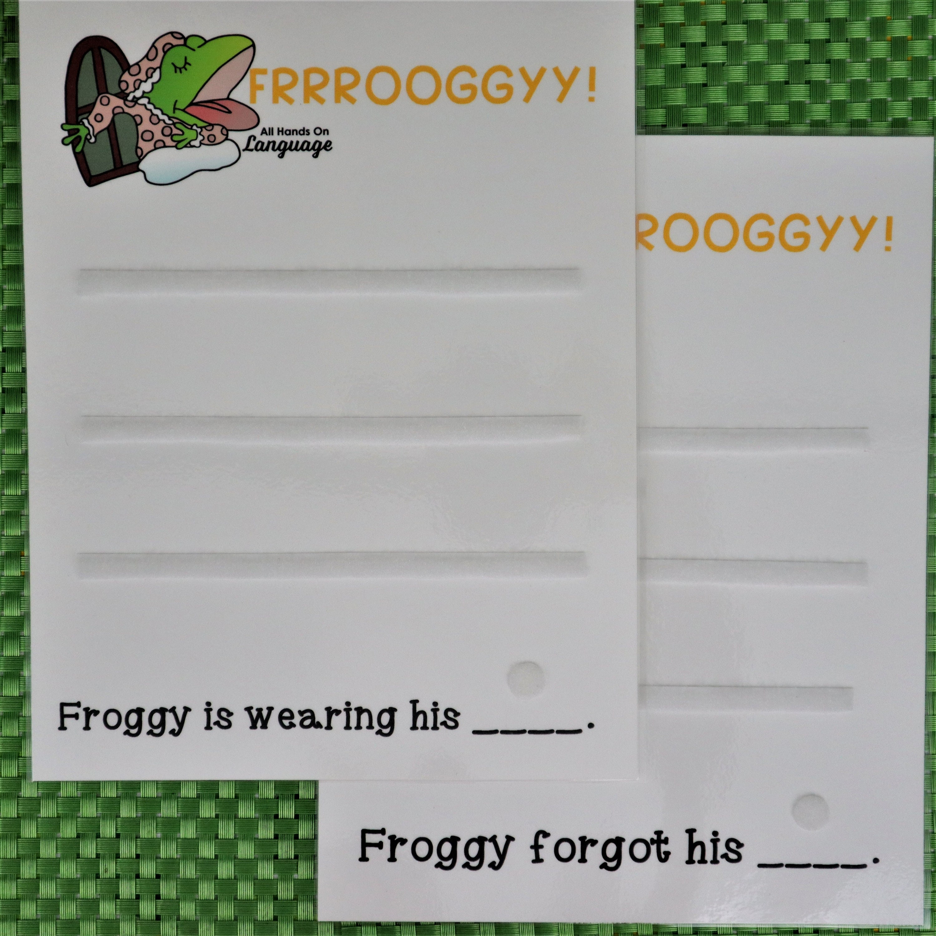 Froggy Gets Dressed Narrative Retell Activities Kit Dress - Etsy UK