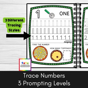 Pizza Numbers 1-10 Workbook: Trace, Count & Write (PDF Printable) - Etsy
