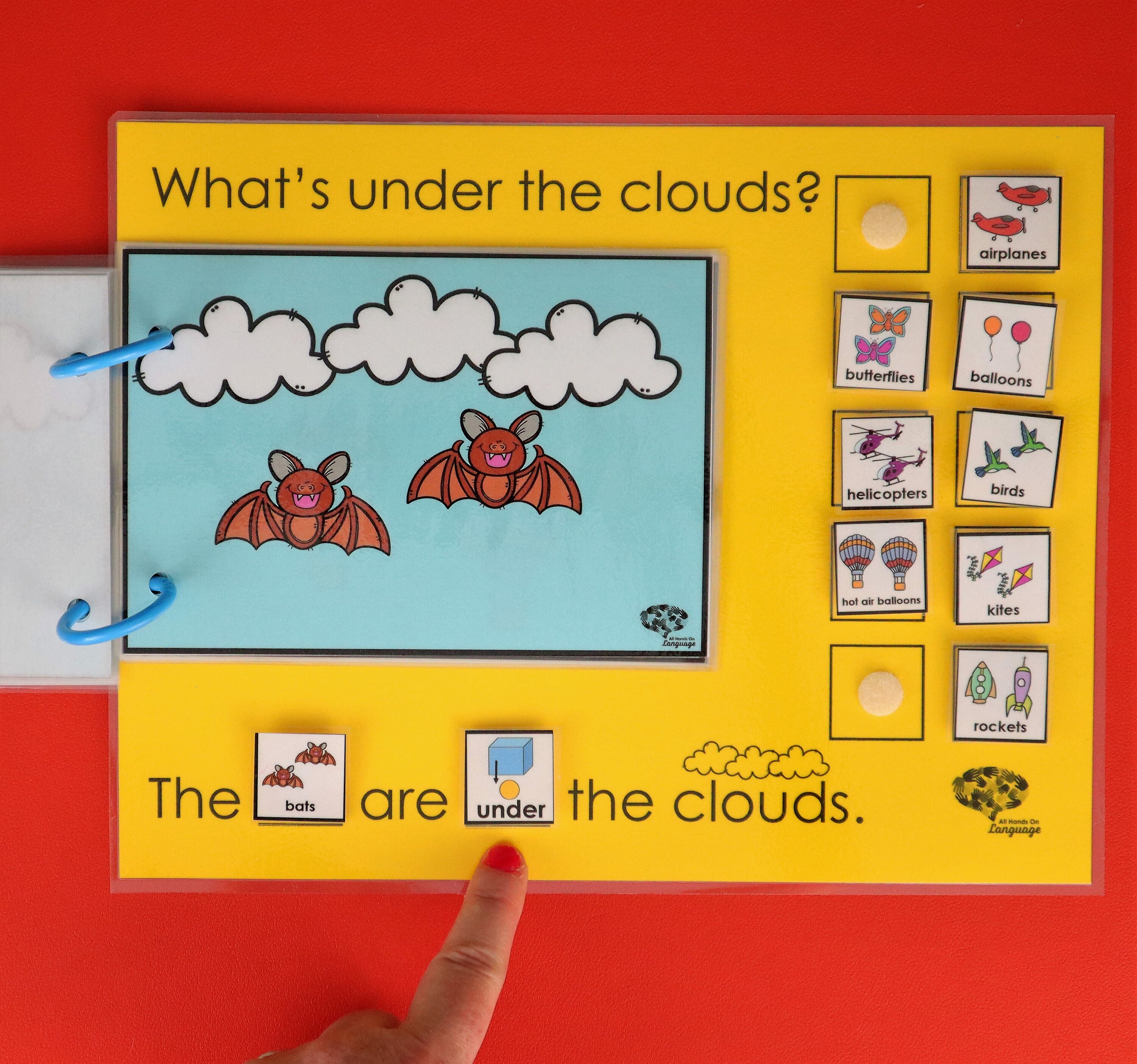 Preposition Interactive Books Bundle: Sentence Building, Speech Therapy ...