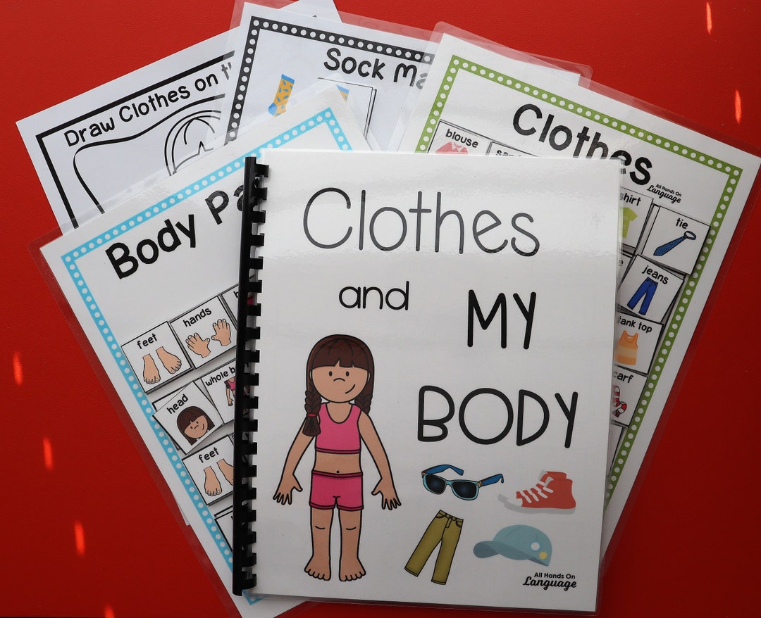 Clothes and My Body Interactive Book Set Lighter Skin Female, 30 ...