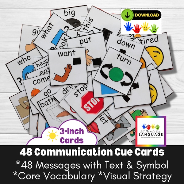 ASL Based Communication Board; With Real Pictures; Early Childhood Key ...