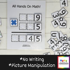 All Hands on Math Interactive Activity Board: 40 Number Cards + Add ...