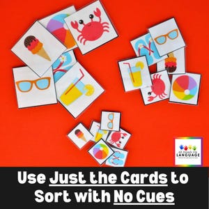 Summer Size Sorting Activity- Sort Small, Medium, + Big Summer-themed ...
