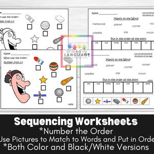 Old Astronaut Who Swallowed a Moon Story Companion Activities, Sentence ...
