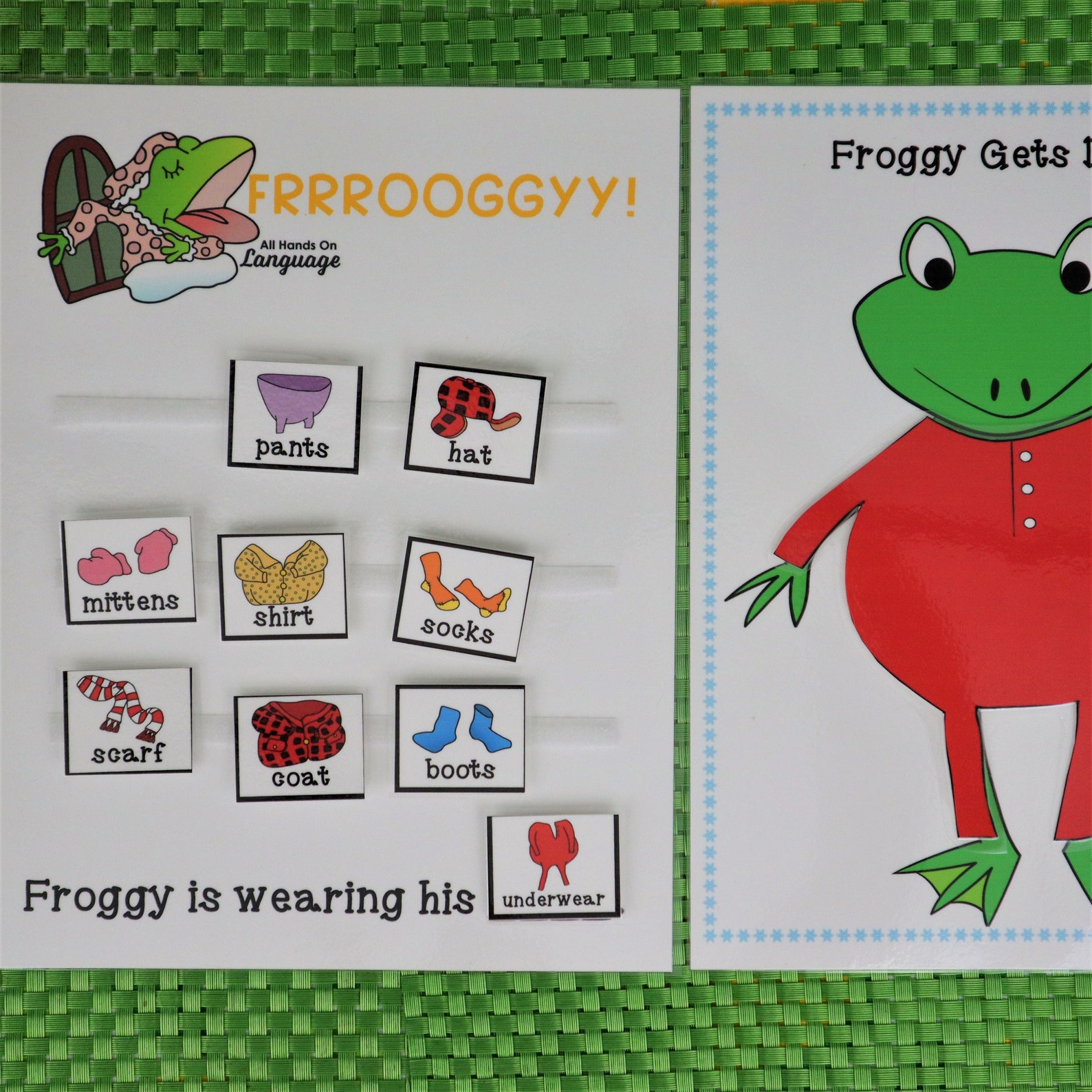 Froggy Gets Dressed Narrative Retell Activities Kit Dress - Etsy