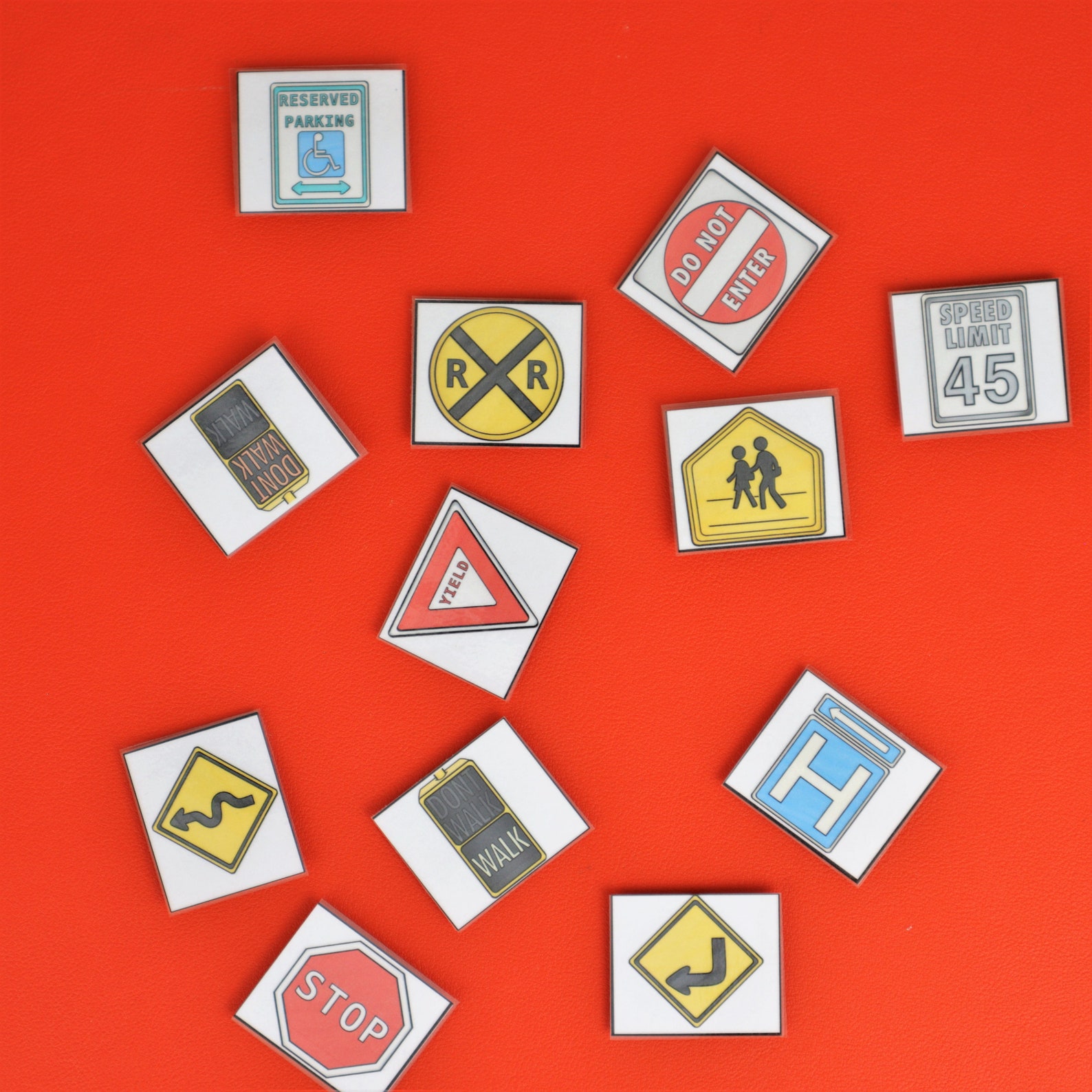 Community Signs on the Road Matching Activity Match 12 - Etsy