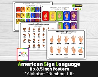 ASL Numbers 1-20 PRINTABLE - Etsy