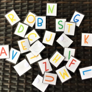 Uppercase Alphabet Matching Activity, Match the Colorful Letters to ...
