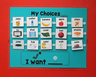 Visual Choice Board - Etsy