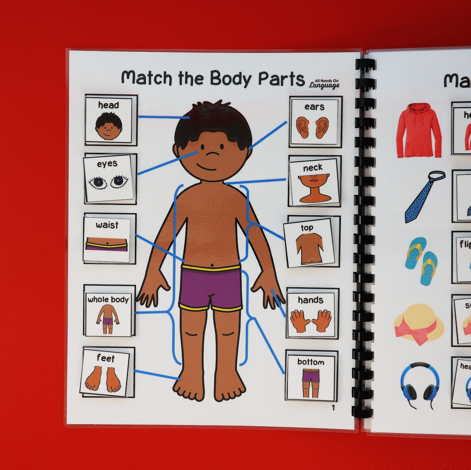 Clothes and My Body Interactive Book Set Darker Skin Male 30 - Etsy